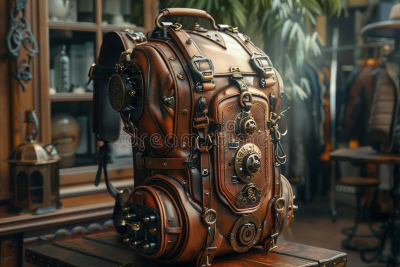 Unique Backpack Designs with Smart Features Stock Illustration ...