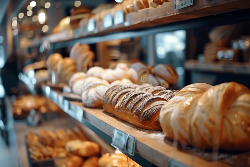 Exploring Unique Bakery Offerings at Baker Store Stock Illustration ...