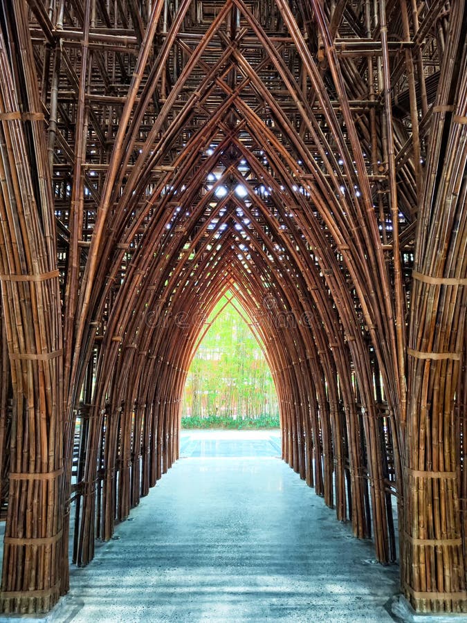 Unique Bamboo Architecture Creates a Stunning Passageway in a Serene ...