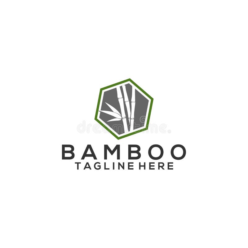 Bamboo Logo Concept for Business. Bamboo Logo Template Vector Stock ...