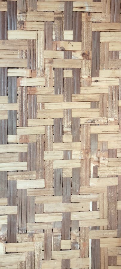 A Unique Bamboo Wall in My Office Stock Image - Image of pattern ...