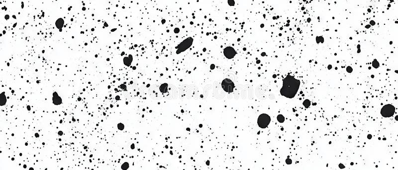 Unique Black Ink Splatter Patterns Create an Abstract Texture on a ...