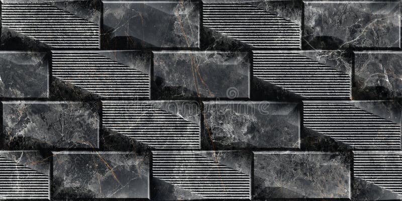 Unique Black Marble Stone Tile Texture Stock Photo - Image of tile ...