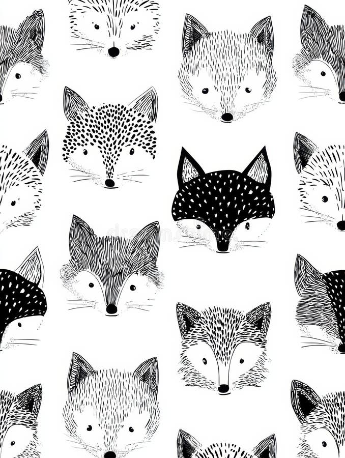Symmetrical Fox Drawing Stock Photos - Free & Royalty-Free Stock Photos ...