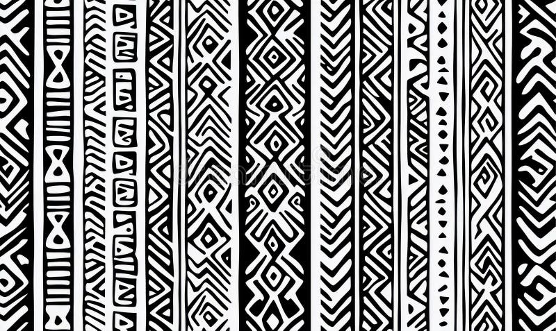 Unique Black and White Background Displaying an Intricate Collection of ...