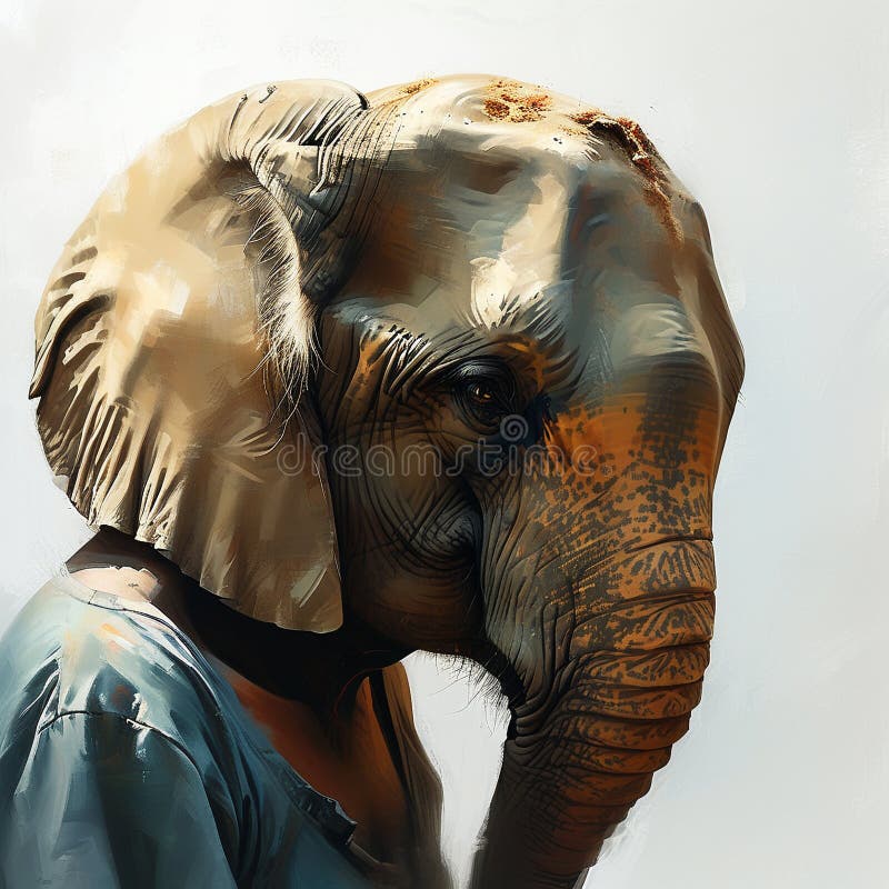 A Unique Blend of Human and Elephant Forms Exploring Identity and ...