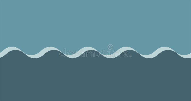 Blue Abstract Wave Background Animation Stock Footage - Video of motion ...