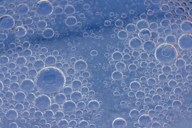 Unique Blue Bubble Texture with Abstract Patterns Stock Image - Image ...