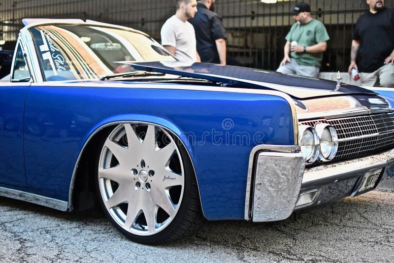 Unique Blue Car during the Downers Grove Car Show - Friday Night Lights ...