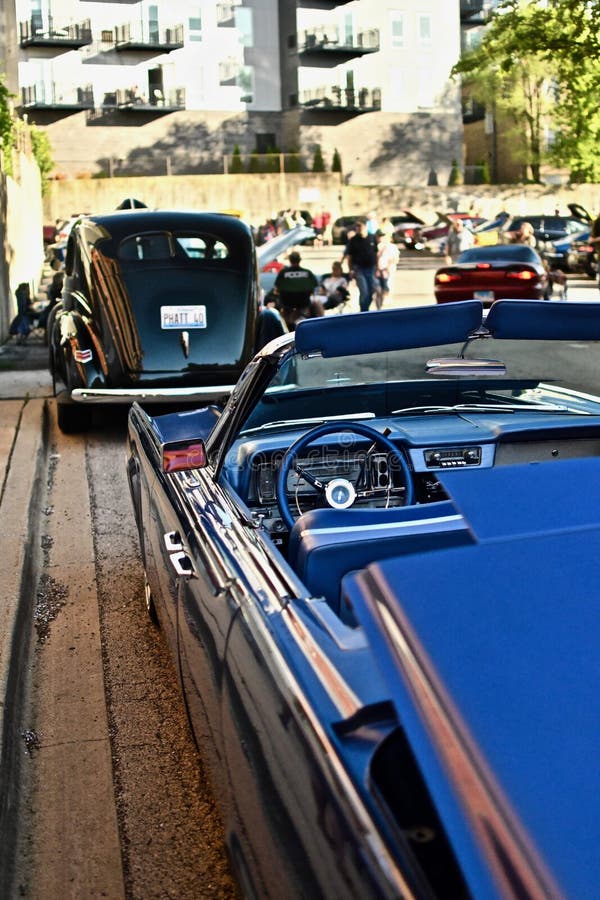 Unique Blue Car during the Downers Grove Car Show - Friday Night Lights ...