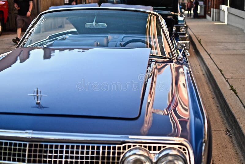 Unique Blue Car during the Downers Grove Car Show - Friday Night Lights ...