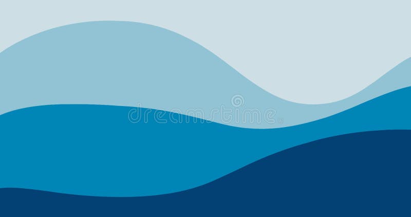 Blue Gradation Abstract Fluid Wave Background Animation Stock Footage ...
