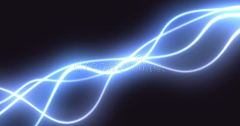 Blue Gradation Curved Line Abstract Background Animation Stock Footage ...