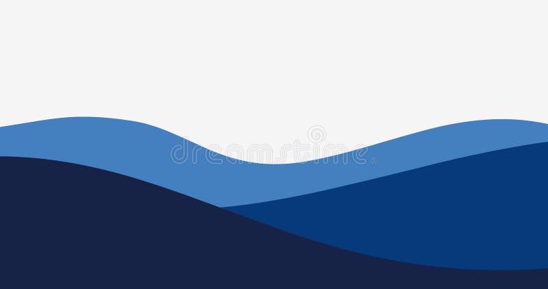 Blue Gradient Wave Wave Background Animation Stock Video - Video of ...