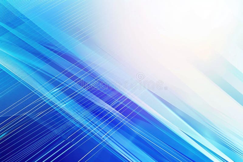 A Unique Blue and White Abstract Design Featuring Lines and Shapes ...