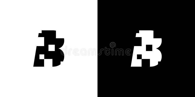 Unique and Bold B Box Logo Design Stock Vector - Illustration of letter ...