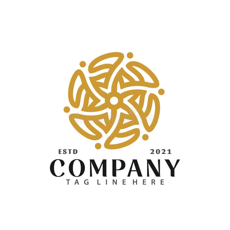 Unique Boutique Flower Logo Design, Abstract Logos Designs Concept for ...