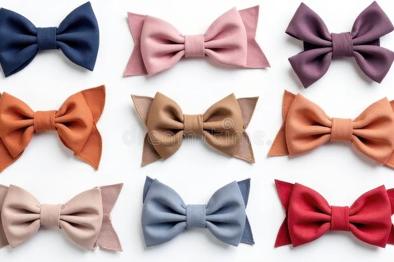 Stylish Bow Accessory Ideas Stock Illustration - Illustration of women ...