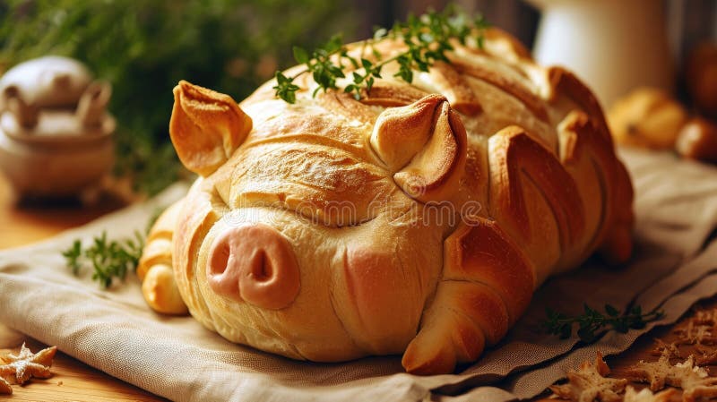 Artisanal Pig Stock Illustrations – 46 Artisanal Pig Stock ...