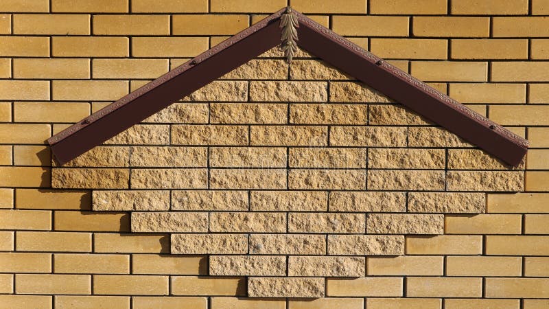 Mixed Decorative Brickwork Graphic Resource Stock Photo - Image of ...