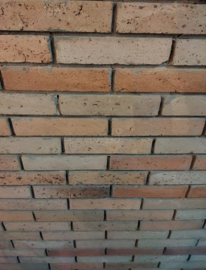 Unique Brick Wall that Shows Craftsmanship of Builder Stock Photo ...