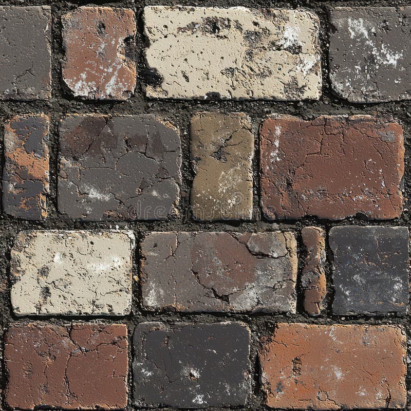 Unique Brick Pattern on a Wall Showcasing the Artistic Flair and ...