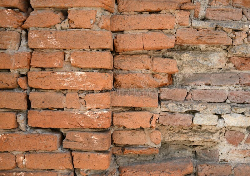 Unique Brick Wall Texture Showcasing Different Brick Types and Colors ...