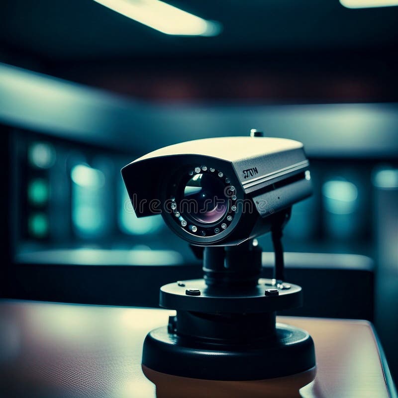 Surveillance Camera Icon Vector Illustration Modern Cctv Design ...