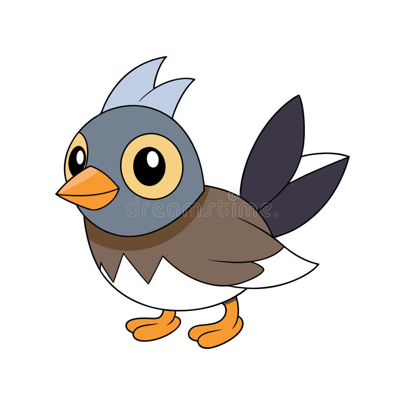 Unique Bulbul Illustration for Coloring Fun Stock Image - Illustration ...