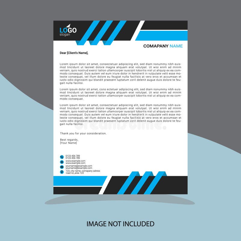 Sample Environment Letterhead Designs Red Corporate Modern Letterhead