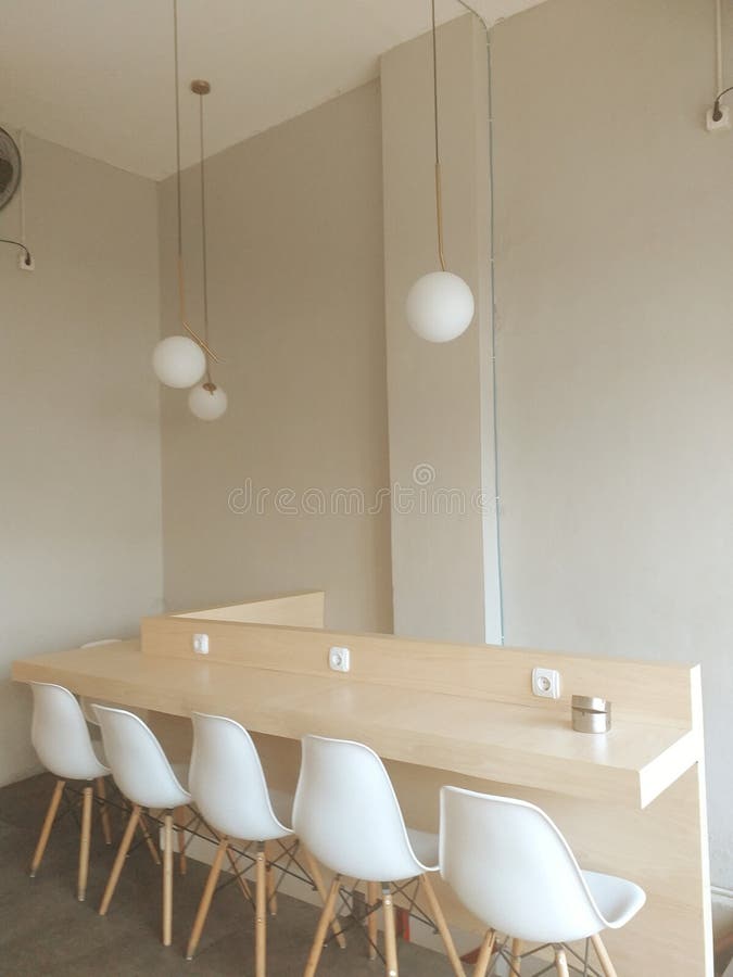 Unique Cafe Interior Design Stock Image - Image of unique, interior ...