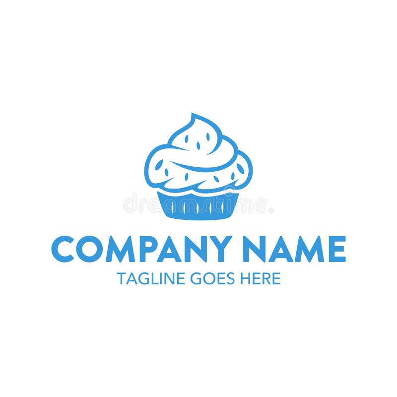Unique Cake and Cookies Logo Template. Vector Stock Vector ...