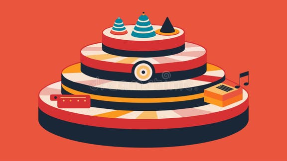A Unique Cake Shaped Like a Record Store with Each Layer Representing a ...