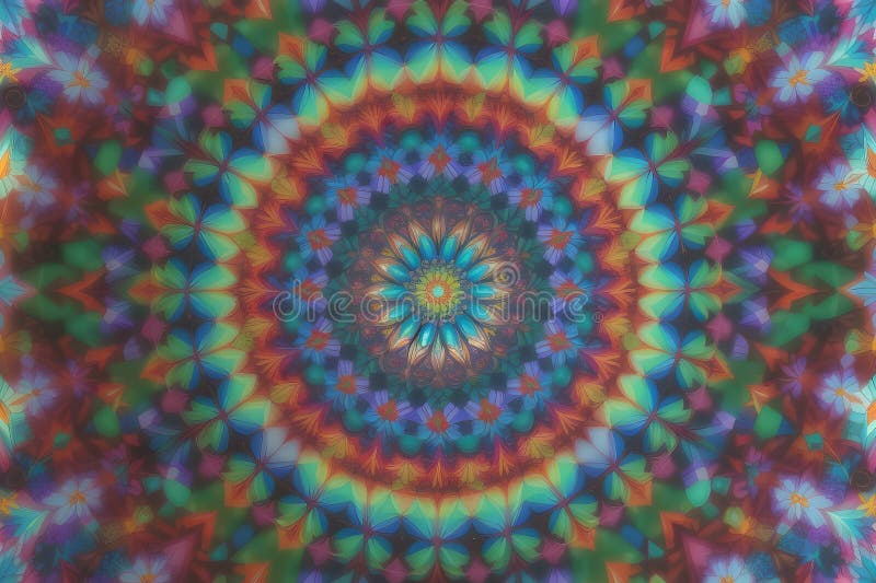 The Unique and Captivating Kaleidoscope of Vivid Colors Generated by Ai ...