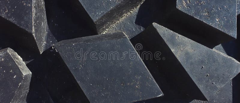 Unique Cast Aluminum Shapes with Rough Texture Highlighting Varied ...