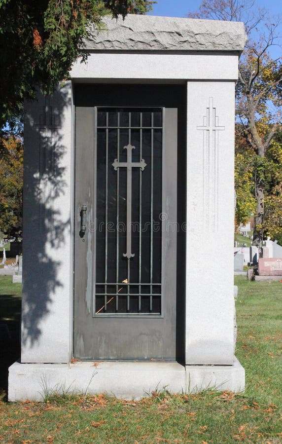 Unique cemetery crypt stock image. Image of christian - 61530841