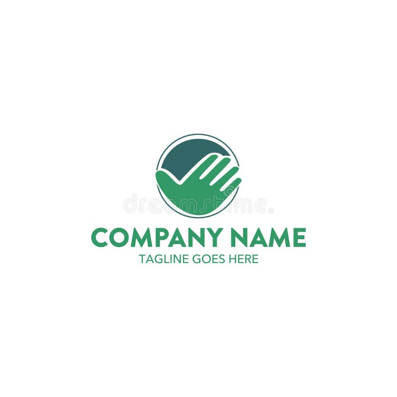 Unique Charity Logo Template. Vector Stock Vector - Illustration of ...