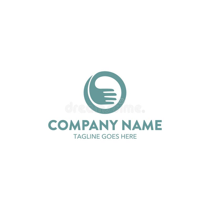 Unique Charity Logo Template. Vector Stock Vector - Illustration of ...