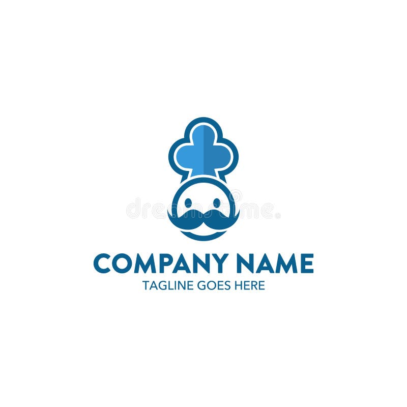 Unique Chef Logo Template. Vector Stock Vector - Illustration of ...