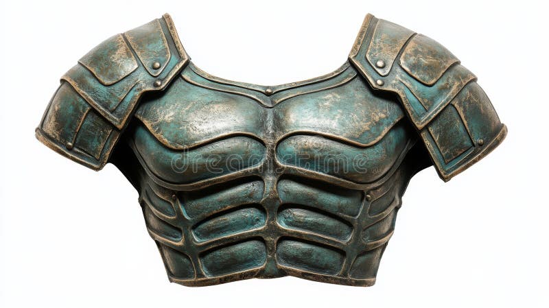 This is a Unique Chest Armor Piece with a Distressed Finish. the Design ...