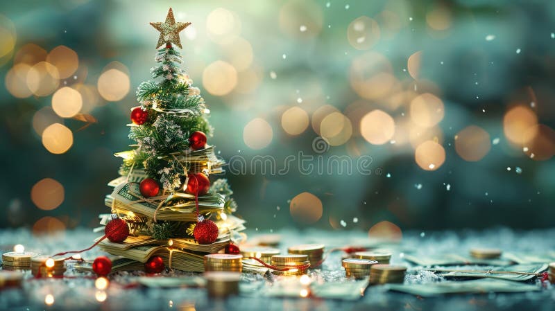 A Unique Christmas Tree Crafted from Banknotes Symbolizes Holiday ...
