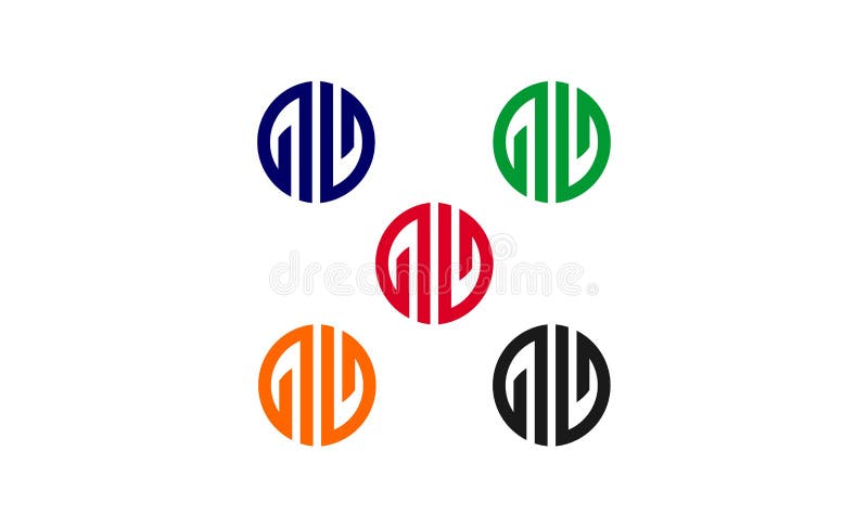 Unique circle design logo stock vector. Illustration of isolated ...