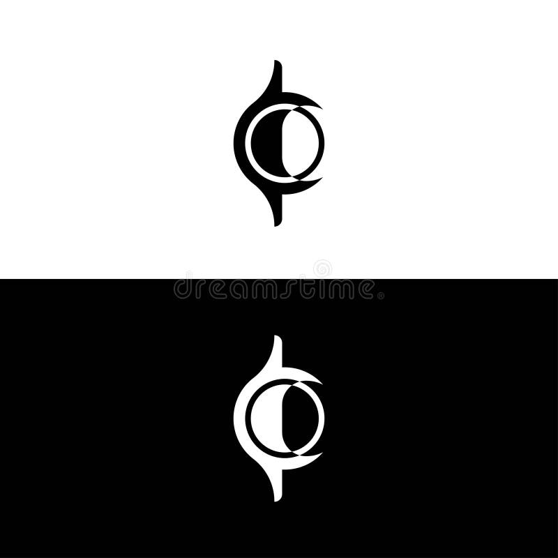 Unique circle design logo stock vector. Illustration of isolated ...