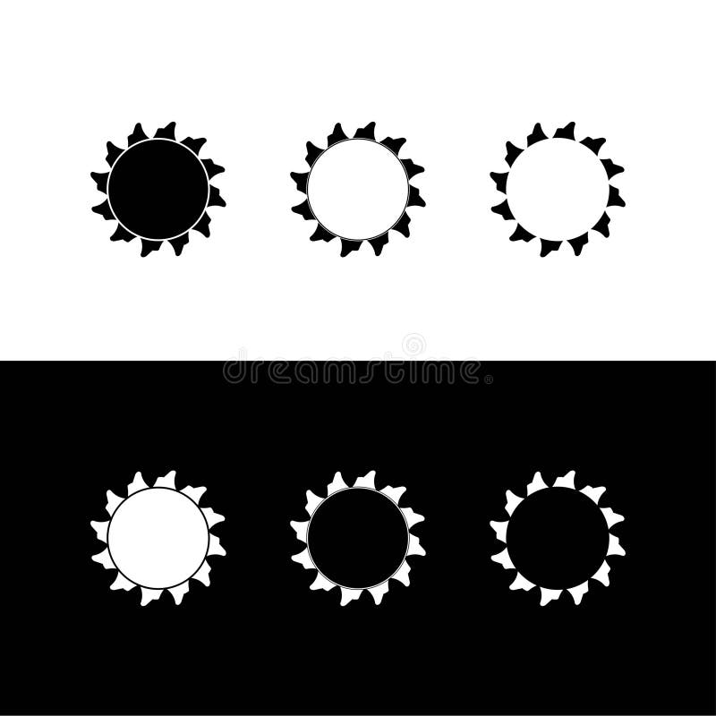 Unique circle design logo stock vector. Illustration of isolated ...