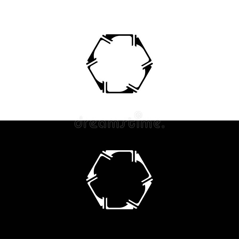 Unique circle design logo stock vector. Illustration of isolated ...