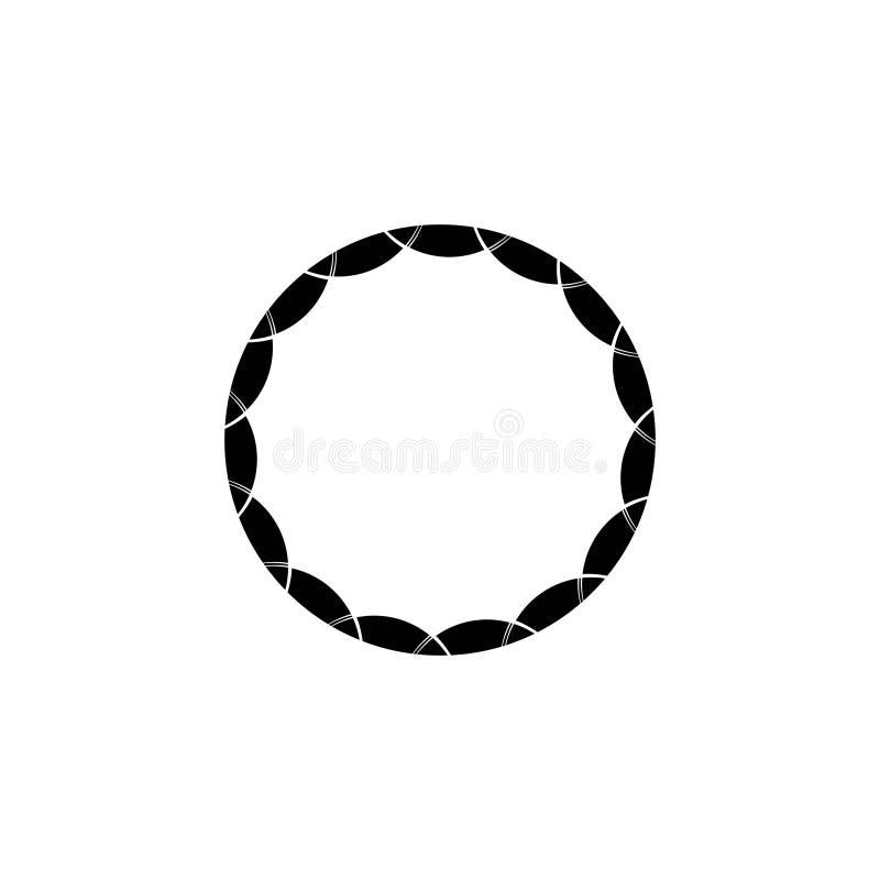 Unique Circle Vector Logo Template Stock Vector - Illustration of ...