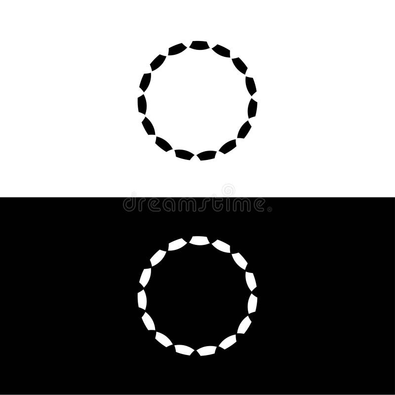 Unique Circle Vector Logo Template Stock Vector - Illustration of mark ...