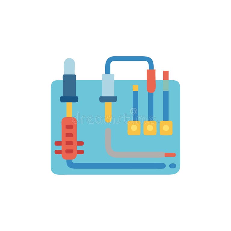 Unique Circuit Repair Kit Electrical Icon Stock Illustration ...