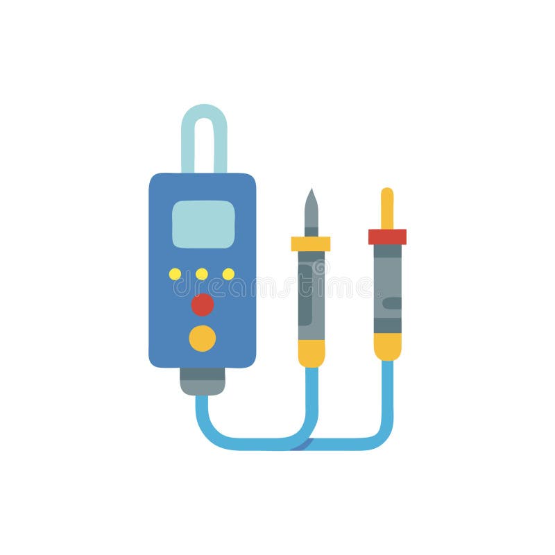 Unique Circuit Tester Electrical Icon Stock Illustration - Illustration ...