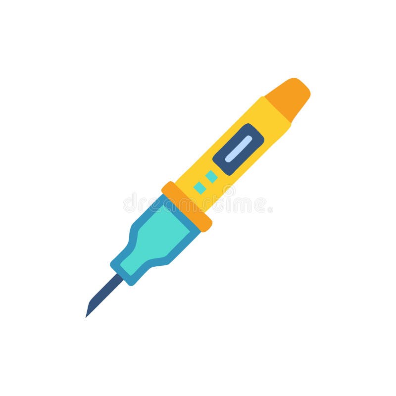 Unique Circuit Tester Pen Electrical Icon Stock Image - Illustration of ...